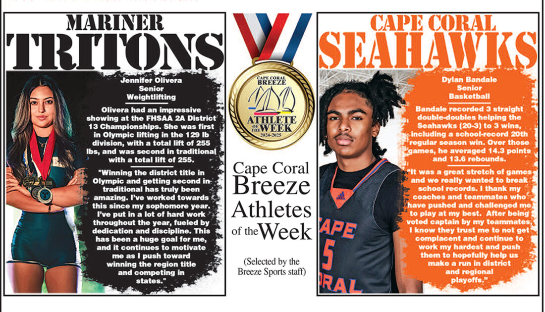 Athletes of the Week | Jan. 31 | Jennifer Olivera & Dylan Bandale ...